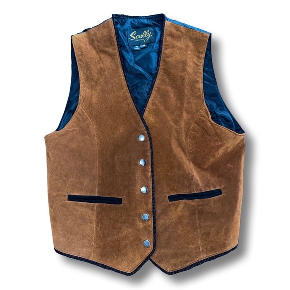 Scully | Suits & Blazers | Vintage Scully Western Leathersuede Snap ...